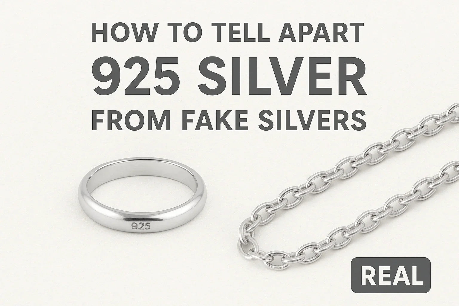 Difference Between Real Silver and Fake Silver | Jewelry Manufacturer ...